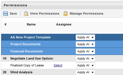 Add Permissions to Templates
